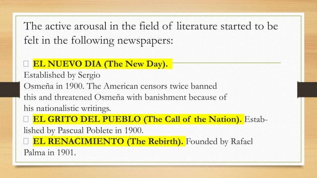 21st - Week 3 (AMERICAN and JAPANESE REGIME ).pptx | Poetry | Books and Literature