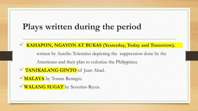 21st - Week 3 (AMERICAN and JAPANESE REGIME ).pptx | Poetry | Books and Literature