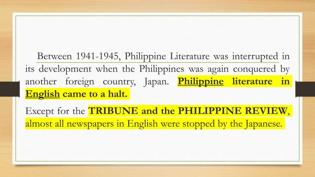 21st - Week 3 (AMERICAN and JAPANESE REGIME ).pptx | Poetry | Books and Literature