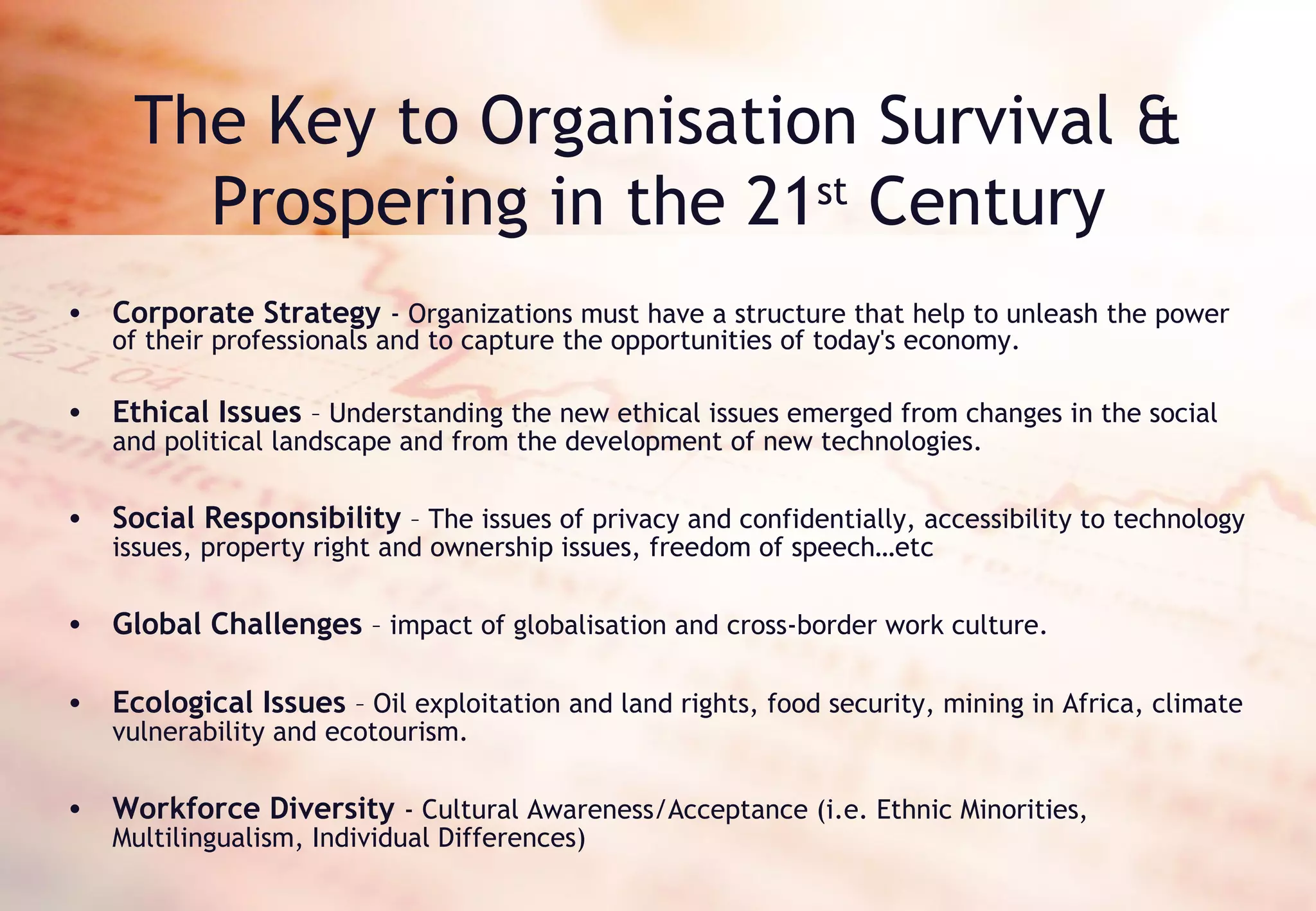 21st Century Business Challenges | PPT