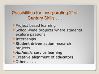 21st century Skills | PPT | Educational Assessment | Education