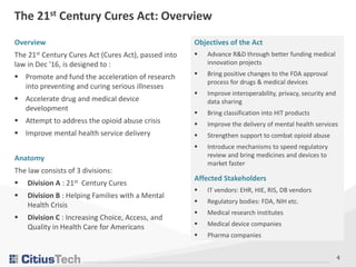 21st Century Act and its Impact on Healthcare IT | PPTX