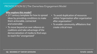 21st Century Advocacy Provocations | PPT