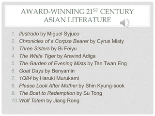 21st century asian literature | PPTX