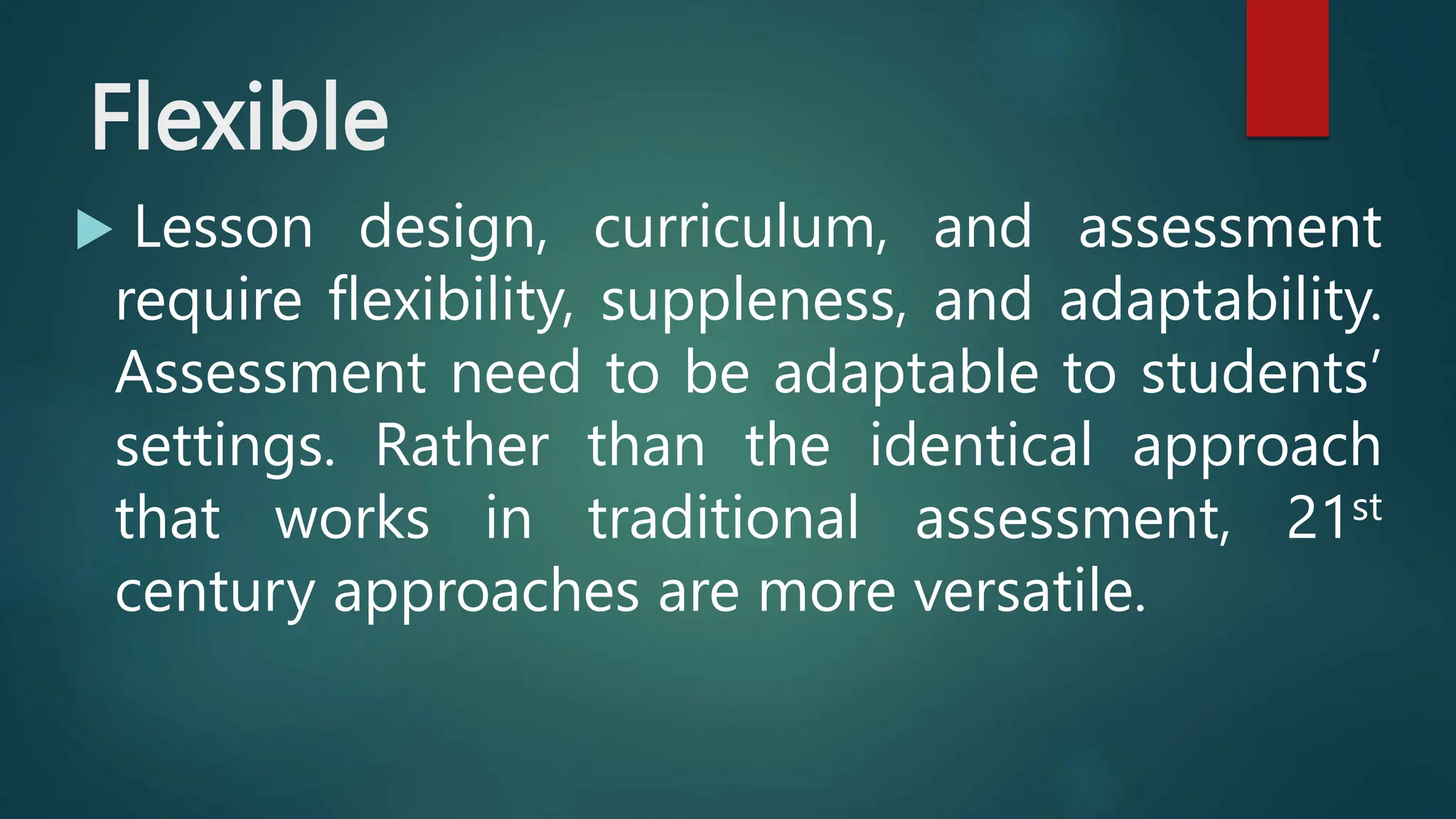 21st Century Assessment, Characteristics, etc | PPTX | Educational Assessment | Education