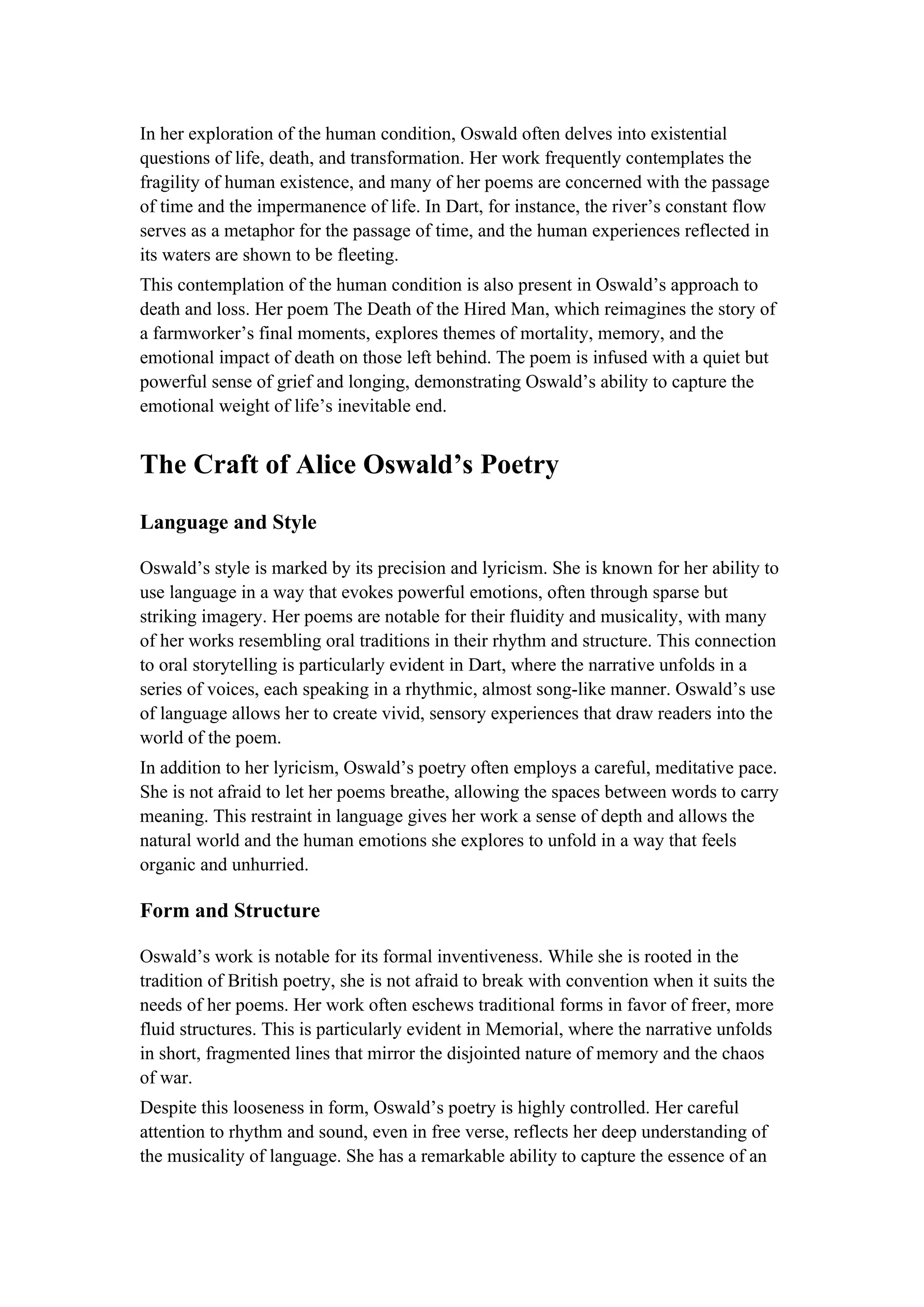 21st Century British Poet Alice Oswald.docx
