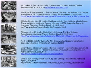 21st Century School Leadership | PPT
