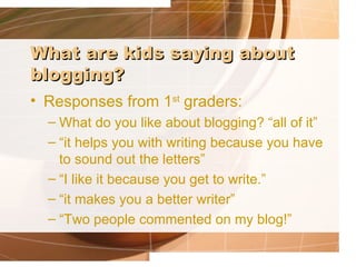 21st Century Communication Using Blogs | PPT