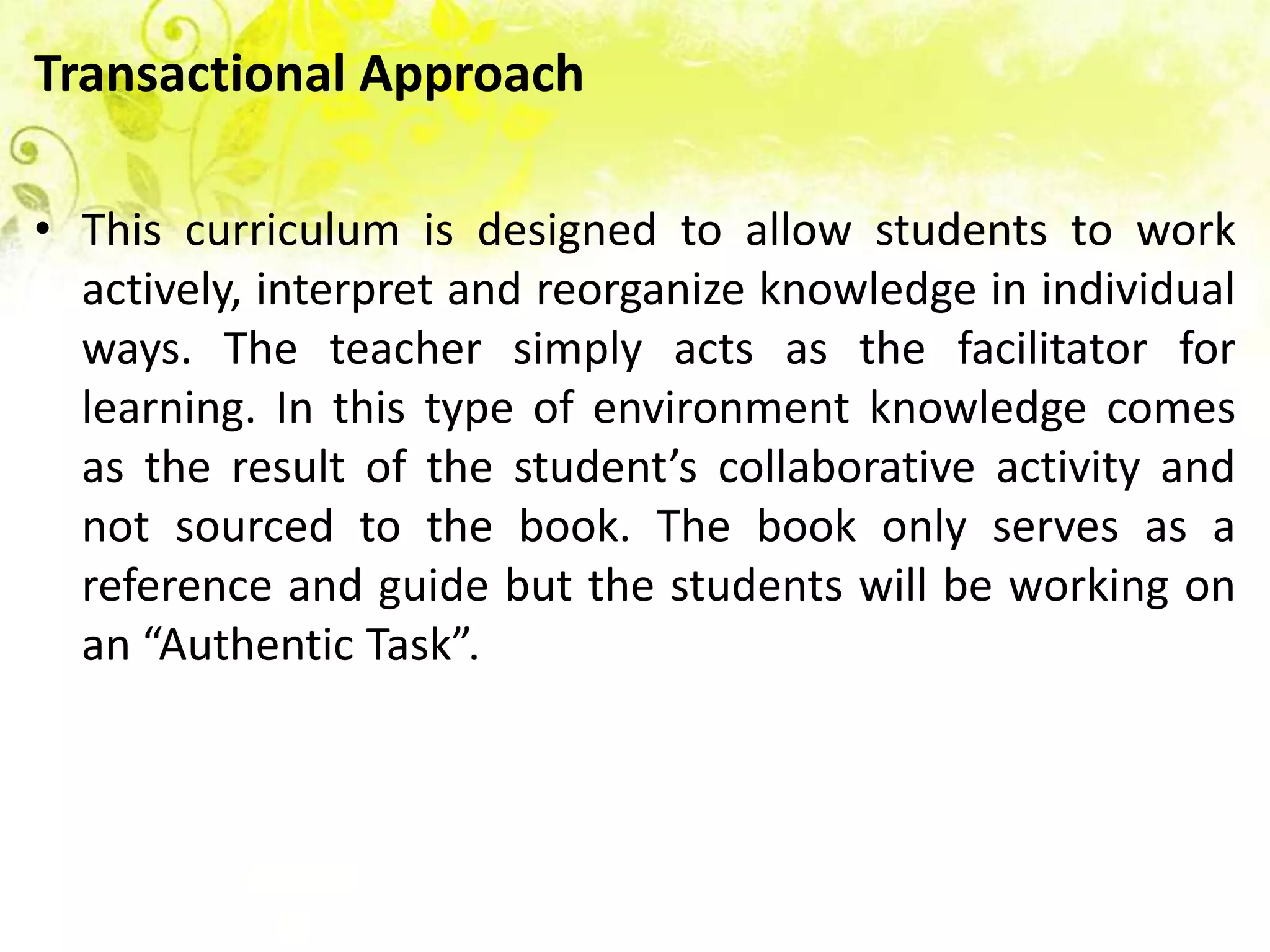 21st Century Curriculum Design | PPTX
