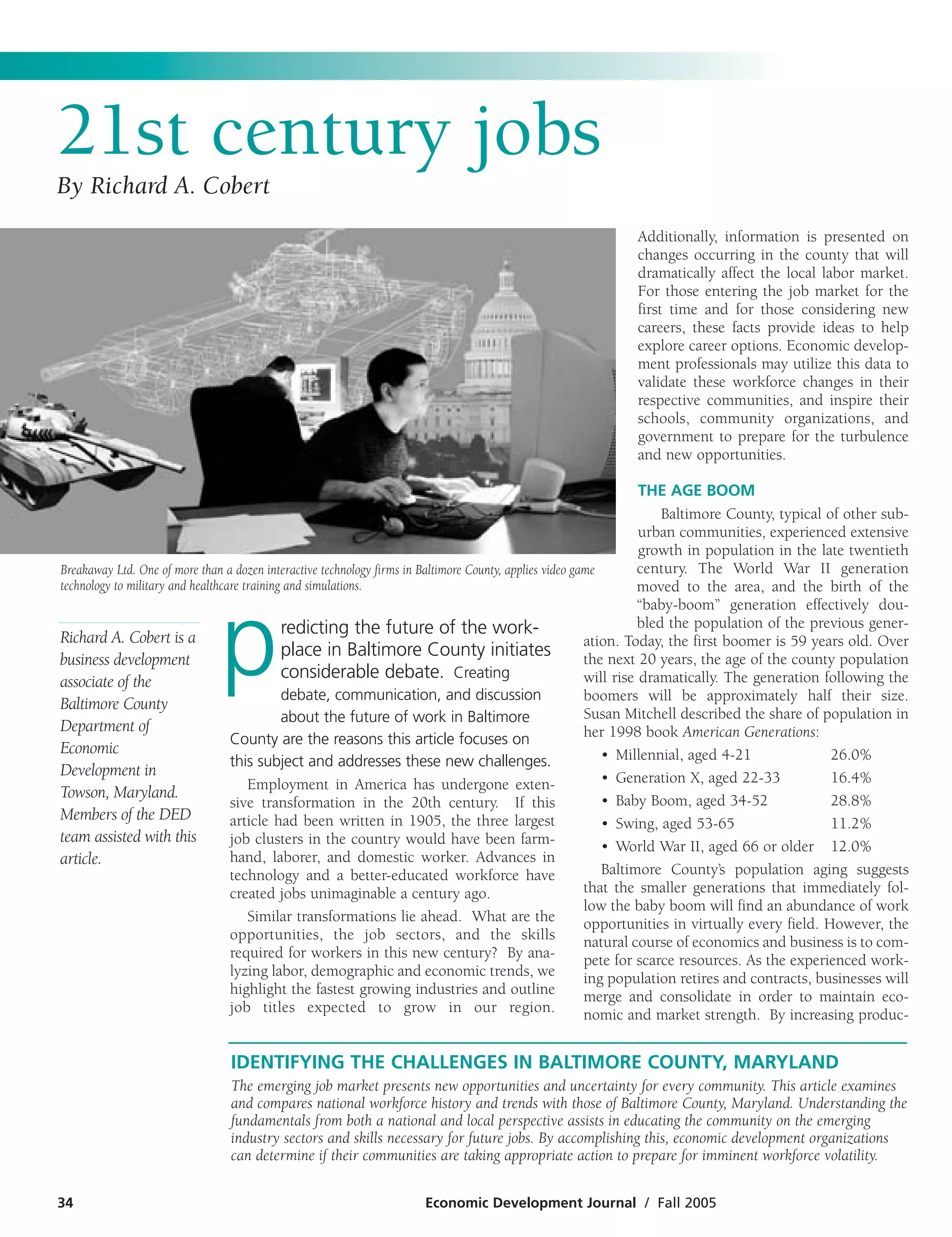 21st Century Jobs | PDF