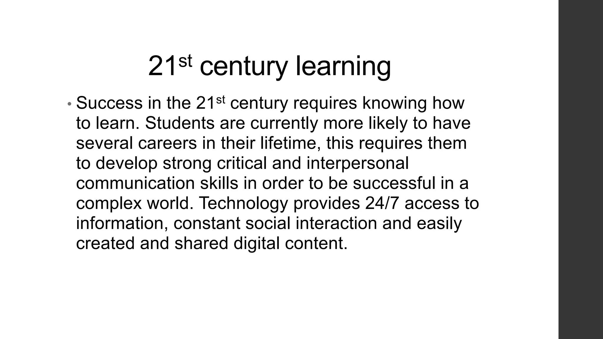 21st century learning | PPT