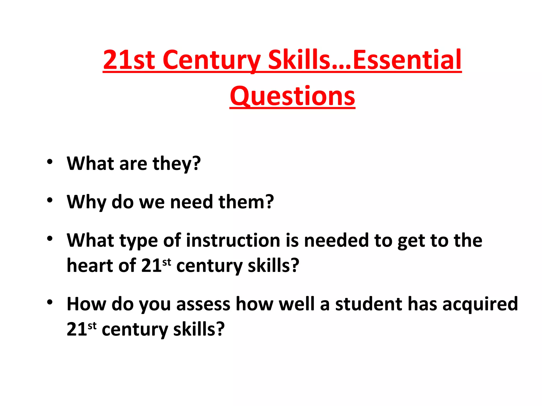 21st Century Learning Skills | PPT