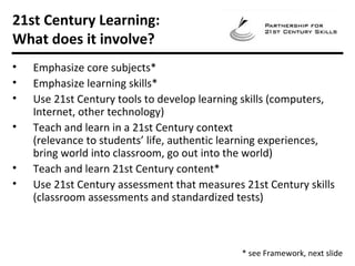 21st Century Learning Skills | PPT