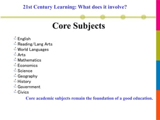 21st Century Learning Skills on the new curriculum | PPT