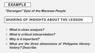 21st Century Literature week 1 Lesson 2. | PPTX
