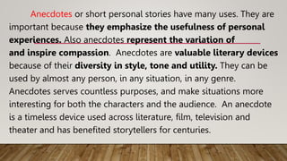 21st century lit ANECDOTE_studentCopy.pptx