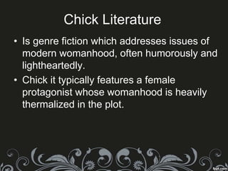 21st Century Literary Genre | PPTX