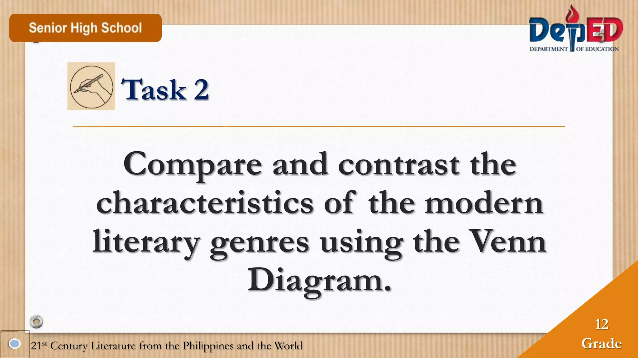 21st CENTURY LITERARY GENRES.pptx