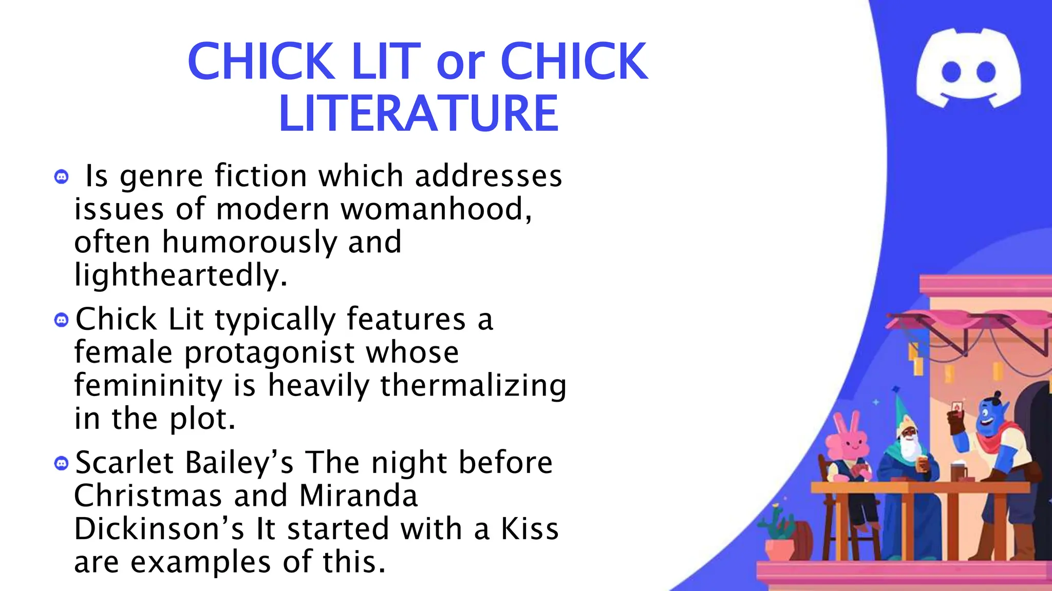 TWENTY FIRST CENTURY LITERARY GENRES PPT | PPTX