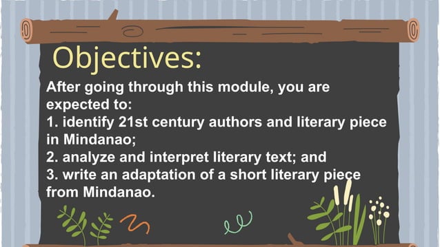 21st Century Literary Works and Authors in Mindanao.pptx