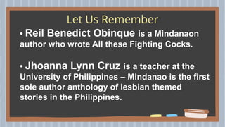 21st Century Literary Works and Authors in Mindanao.pptx