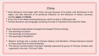 21st Century Literatture of Asia.pptDsfx | PPTX