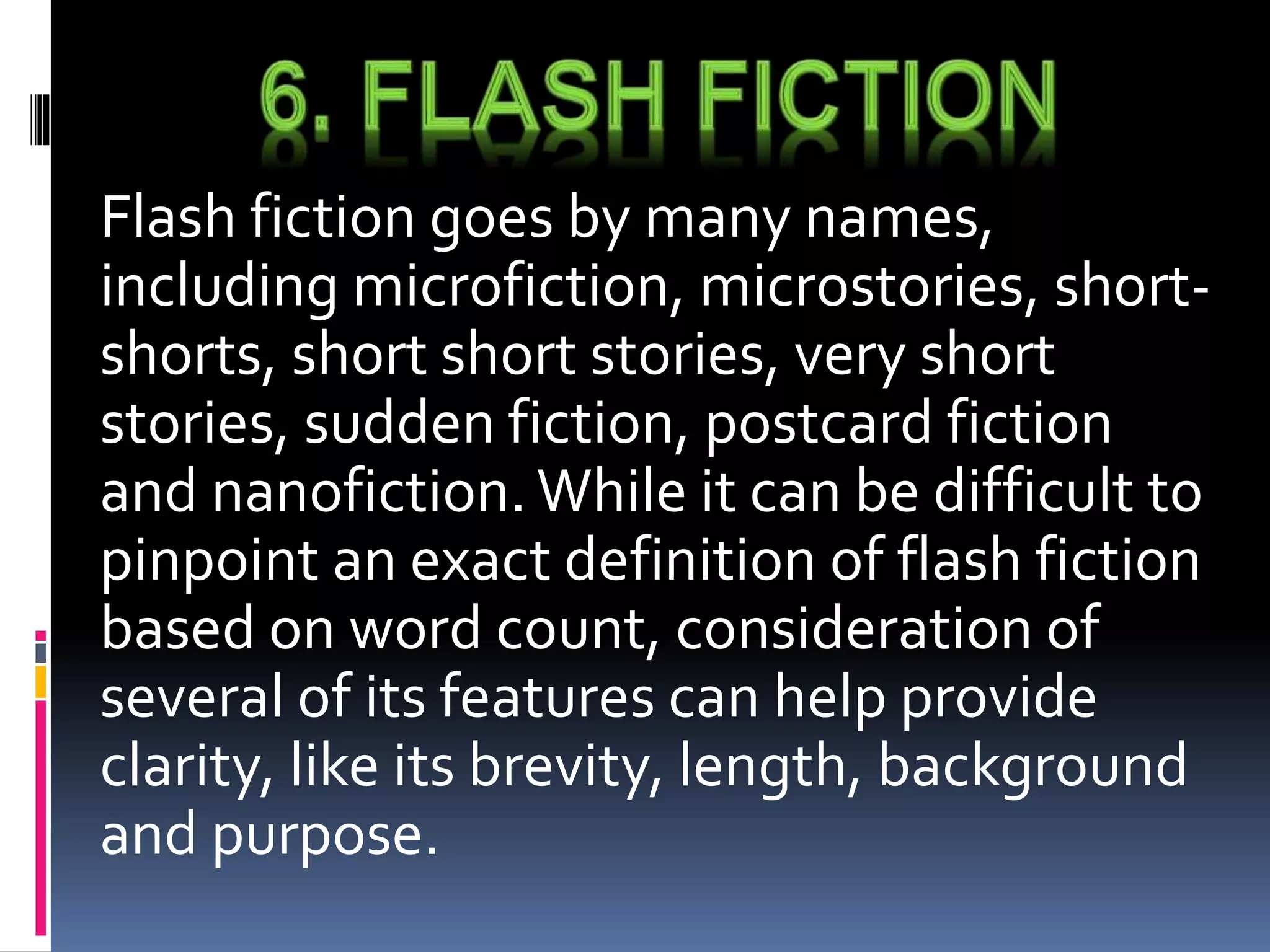 Emerging 21st Century Literary Genres; 21st Century Literature from the ...