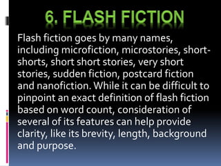 Emerging 21st Century Literary Genres; 21st Century Literature from the ...