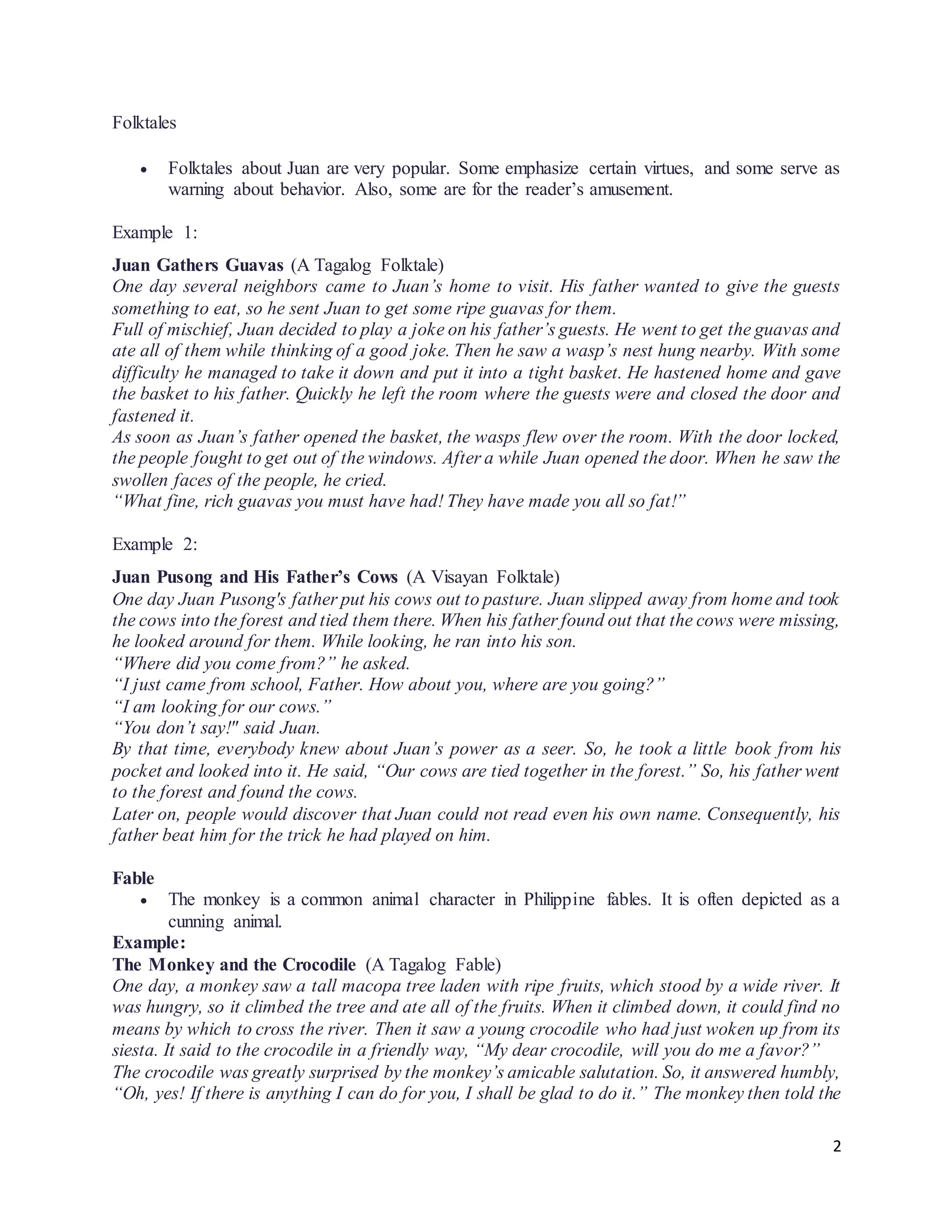 21st century literature from the philippines and the world | DOCX