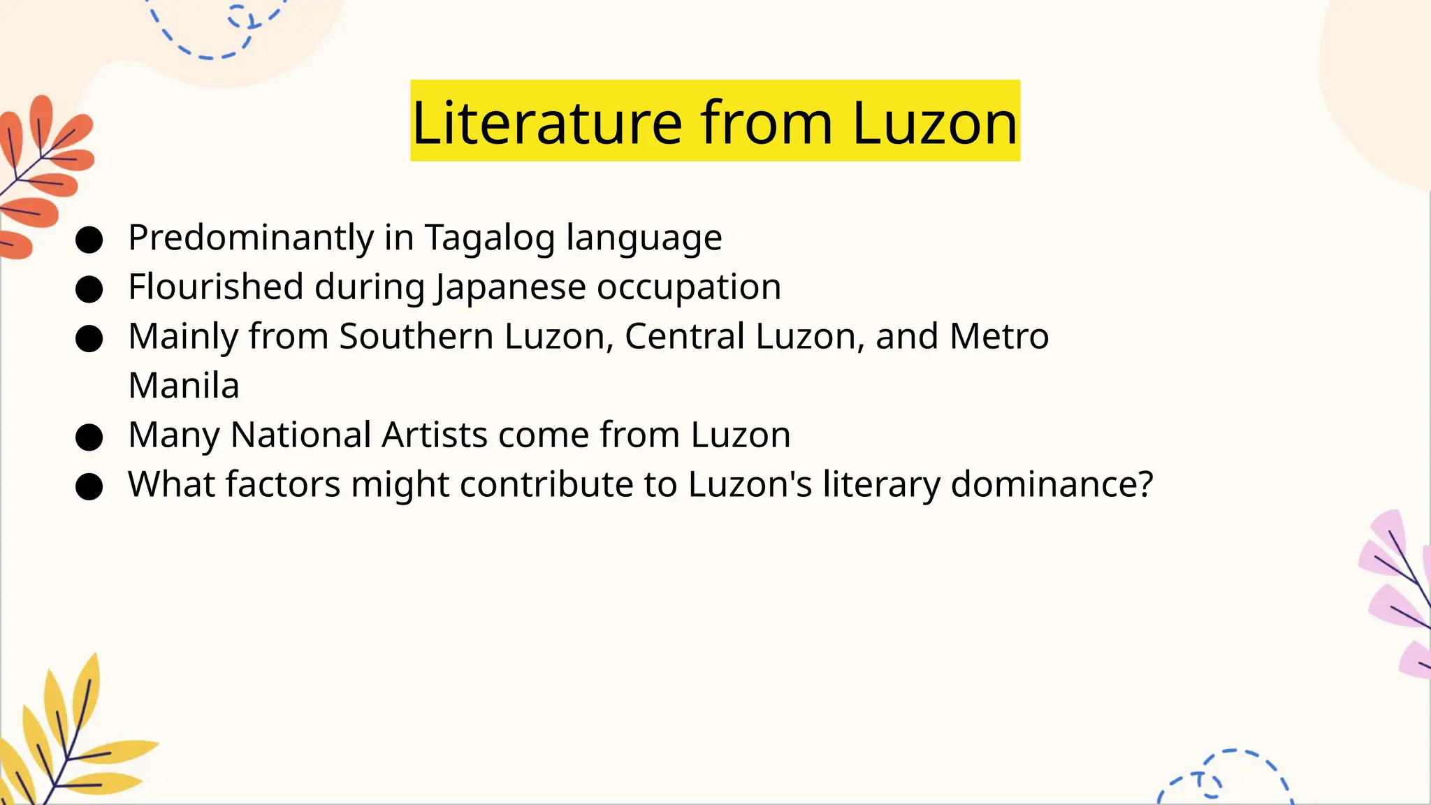 21st Century Literature From The Philippines_Week 5-Regional Literature ...
