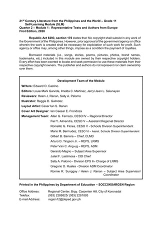 21st Century Literature_Q2_Module 1.3 FINAL.pdf