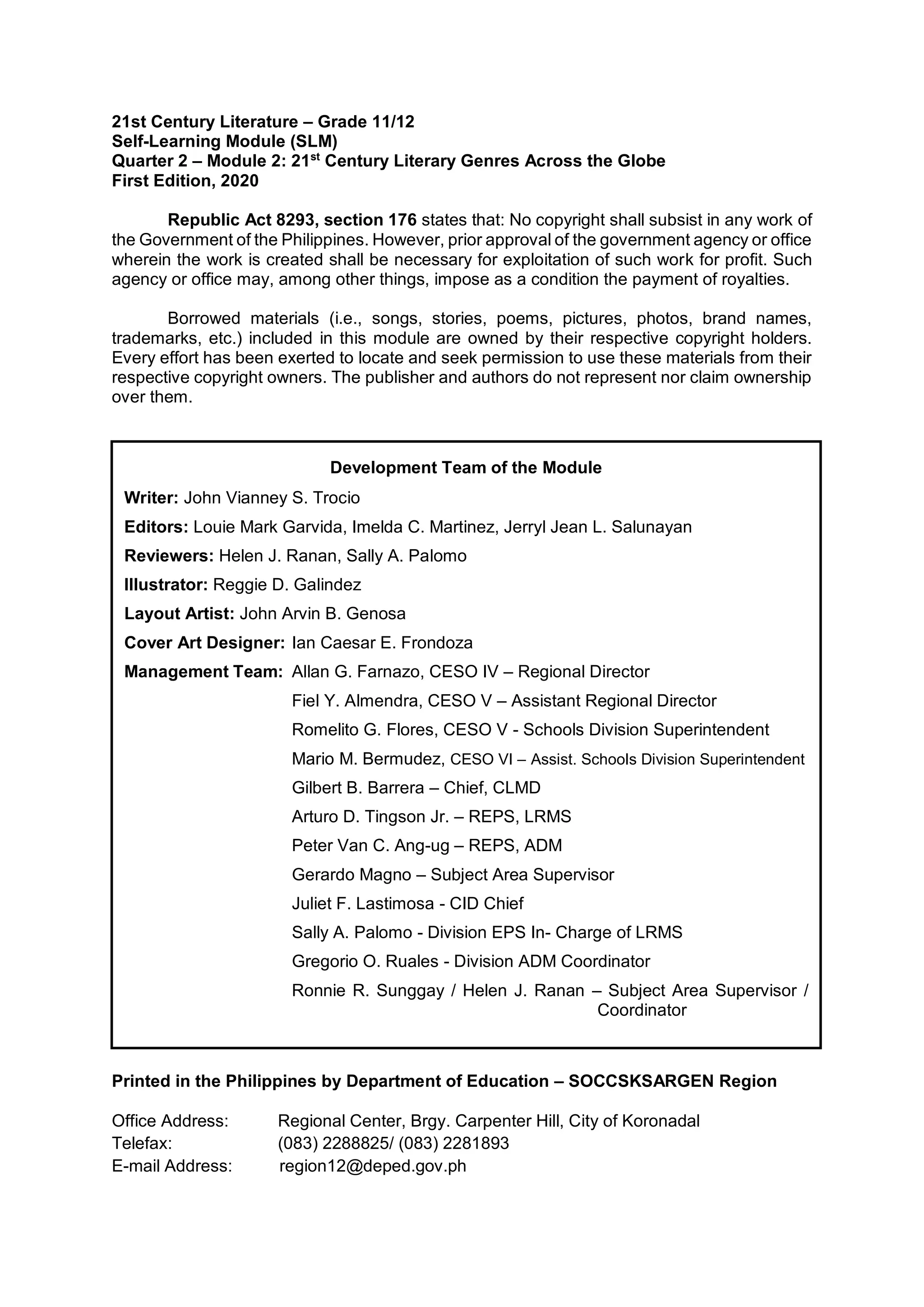 21st Century Literature_Q2_Module 2.pdf