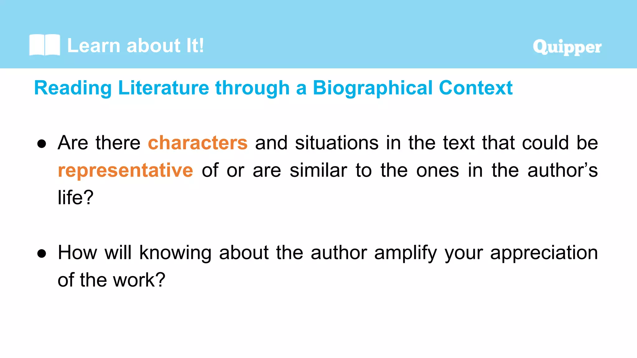 21st Century Literature_Unit 1_Lesson 1_Literary Reading Through a ...