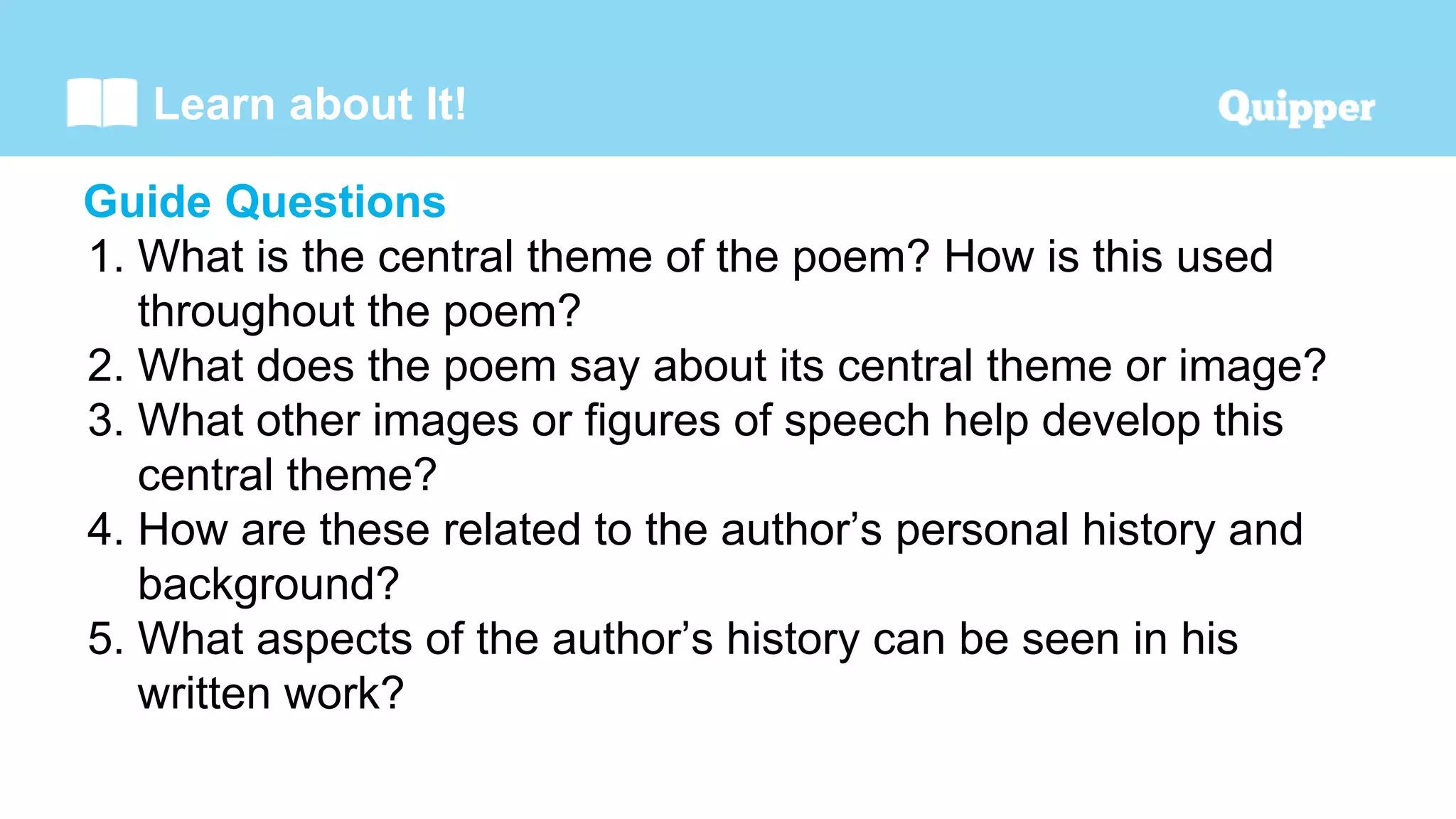 21st Century Literature_Unit 1_Lesson 1_Literary Reading Through a ...