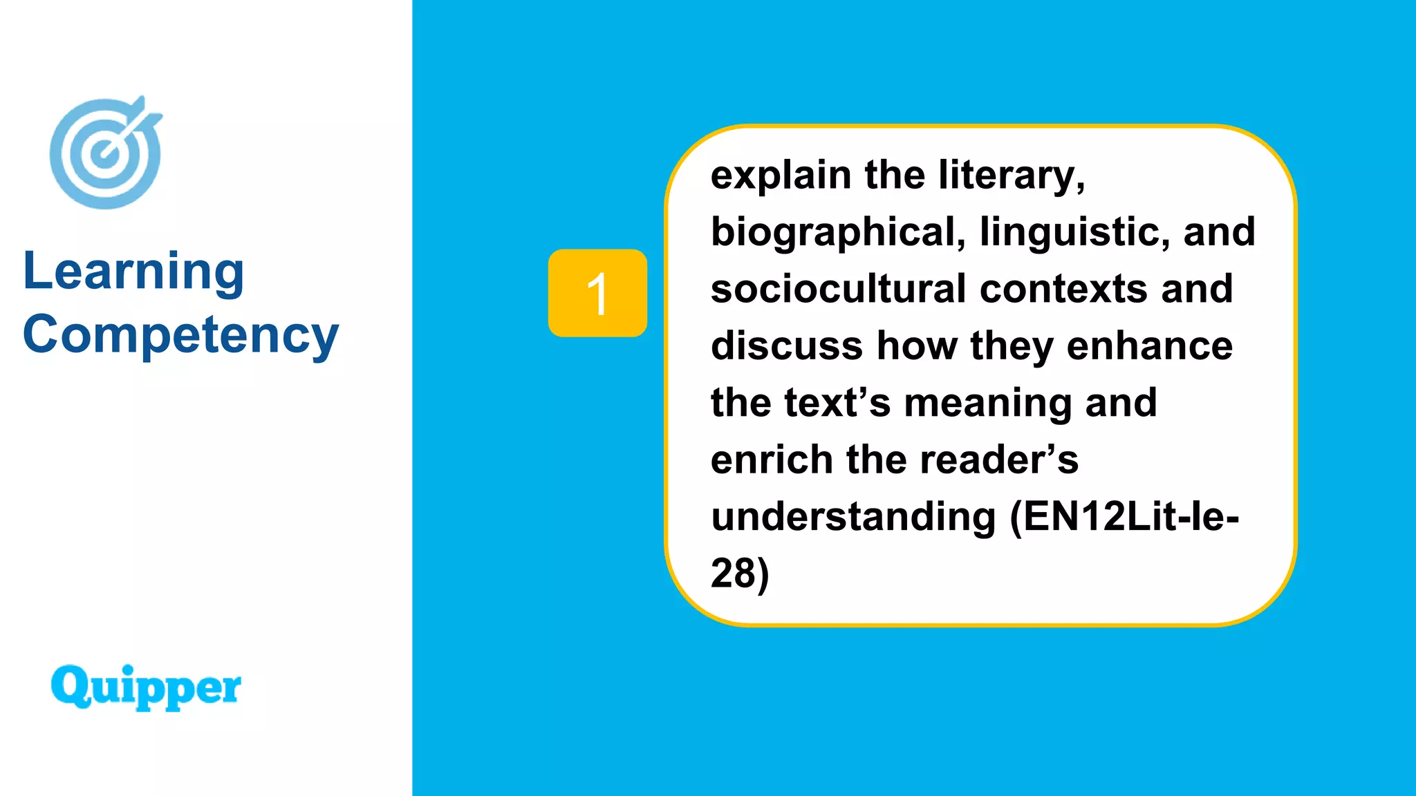 21st Century Literature_Unit 1_Lesson 1_Literary Reading Through a ...