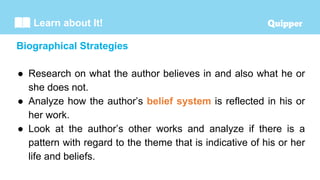 21st Century Literature_Unit 1_Lesson 1_Literary Reading Through a ...