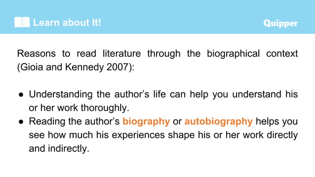21st Century Literature_Unit 1_Lesson 1_Literary Reading Through a Biographical Context.pptx ...