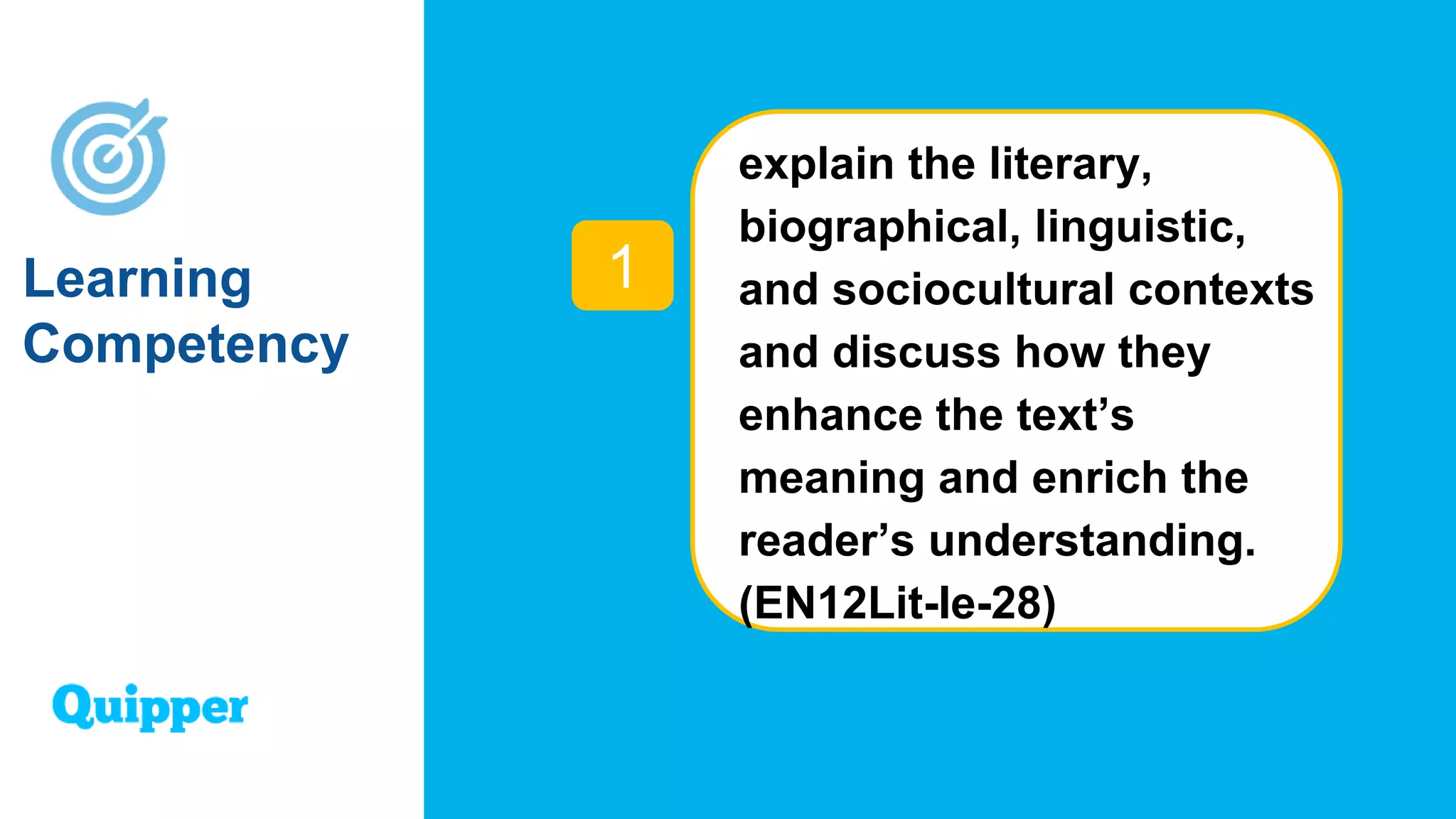 21st Century Literature_Unit 1_Lesson 3_Literary Reading Through a ...