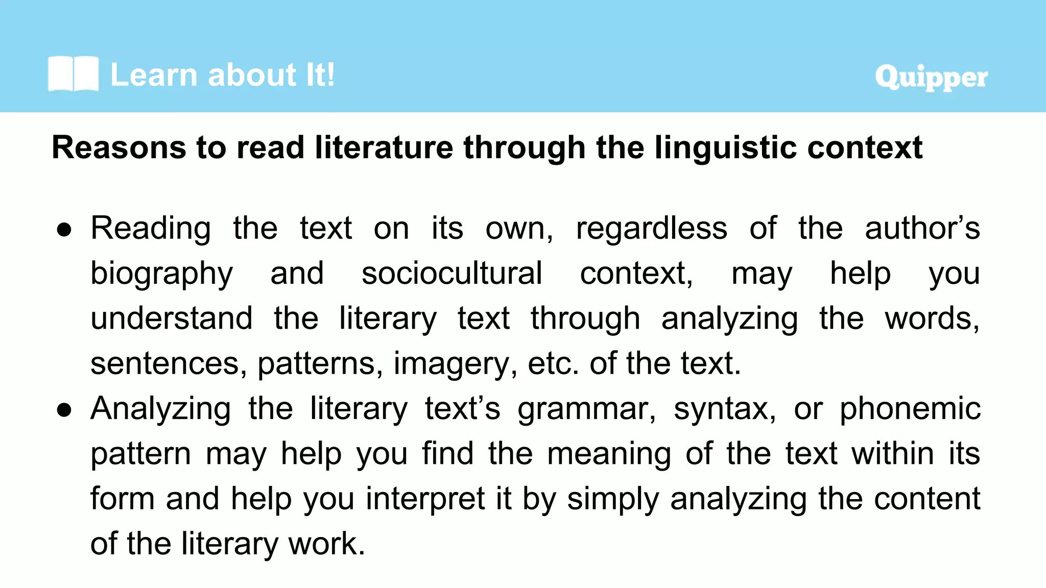 21st Century Literature_Unit 1_Lesson 3_Literary Reading Through a ...