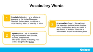 21st Century Literature_Unit 1_Lesson 3_Literary Reading Through a ...