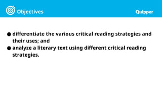 21st_Century_Literature_Unit_1_Lesson_4_Critical_Reading_Strategies_in ...