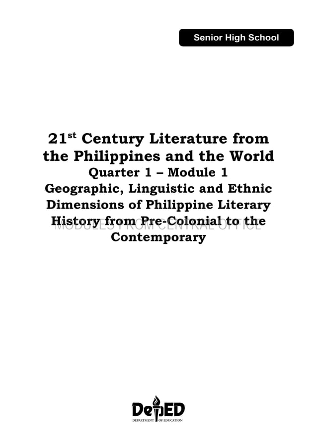 21st Century Module 1.pdf | Educational Assessment | Education