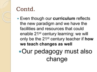 21st century pedagogy | PPTX