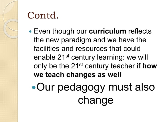 21st century pedagogy | PPTX