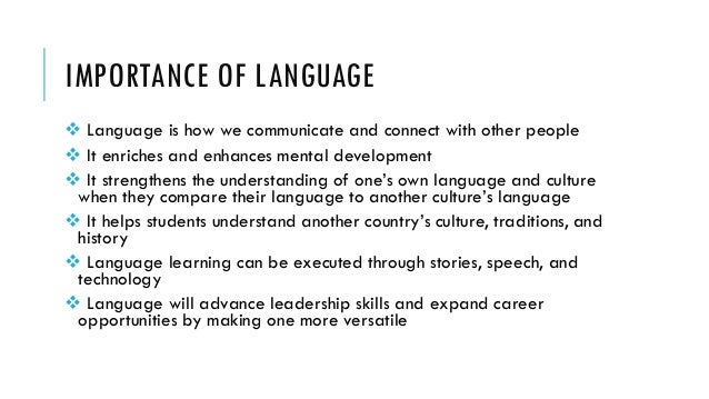 21st Century Pillar Presentation: Language Acquisition