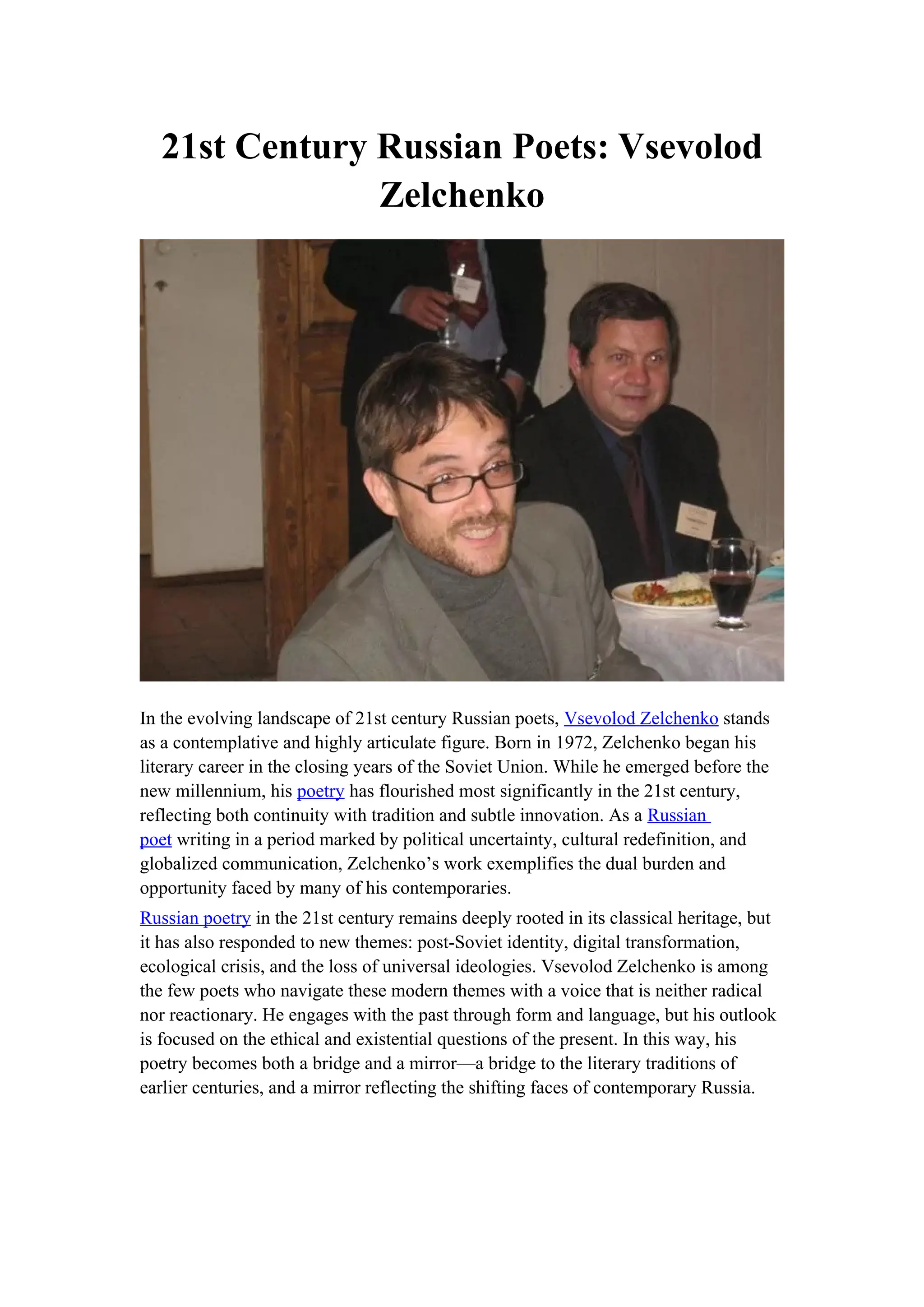 21st Century Russian Poets Vsevolod Zelchenko.docx