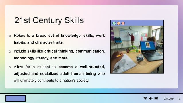 21st Century Skills and k to 2 Curriculum .pptx