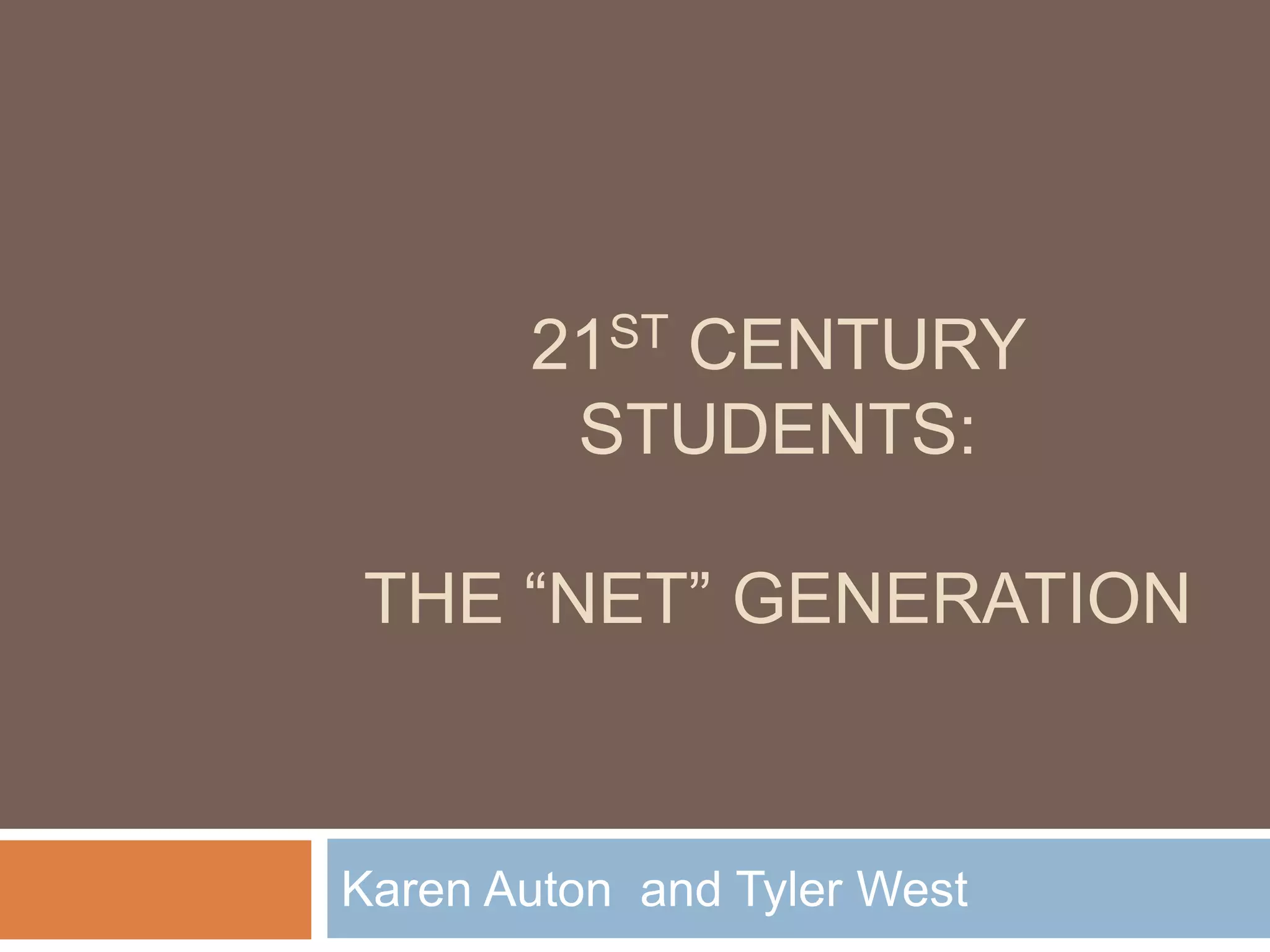 21st century students | PPTX | Education
