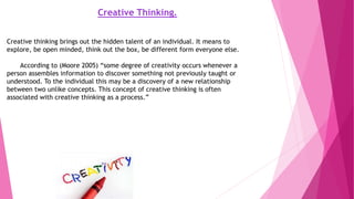 21st century thinking strategies | PPT