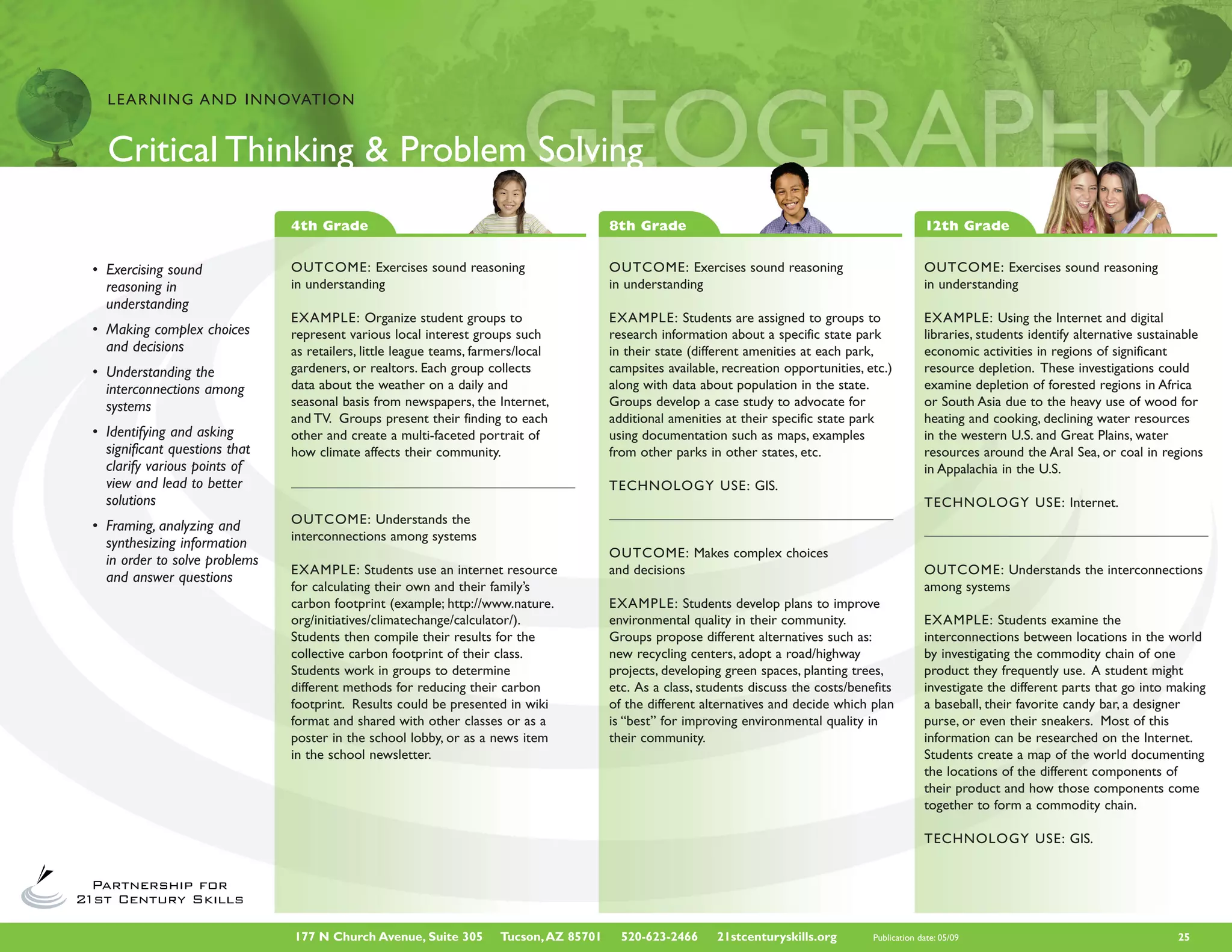 21st century skills map for geography | PDF